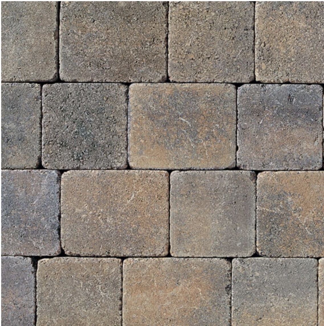 Tobermore Tegula Trio Block Paving - Bracken - Port Stone